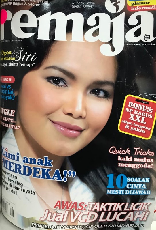 Happy 43th Birthday! Throwback 8 Cover Majalah Remaja Bersama Tok Ti