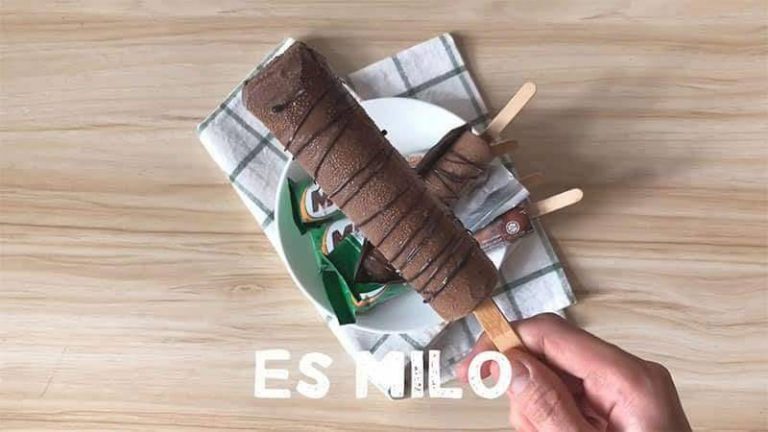 DIY Ais Krim Dengan Milo 3 In 1, Buat Apa Beli Kalau Boleh Buat Sendiri