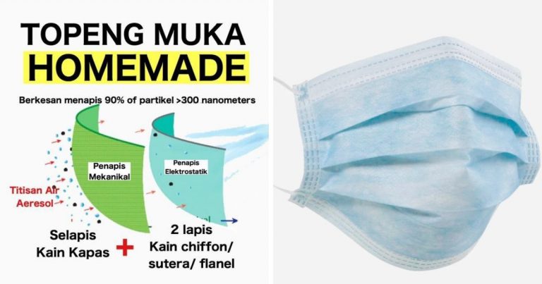 Tak Perlu Berbelanja Besar Beli Pelitup Muka Pakai Buang, Ini Tutorial ...