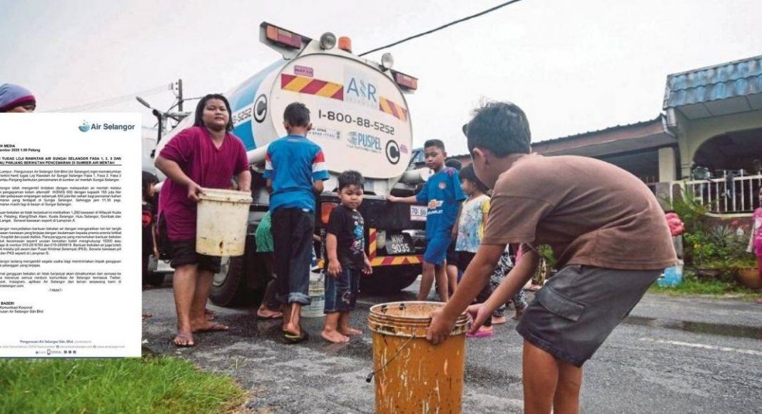 1292 Kawasan Di KL & Selangor Tiada Air, Susulan Pencemaran Berlaku Di ...