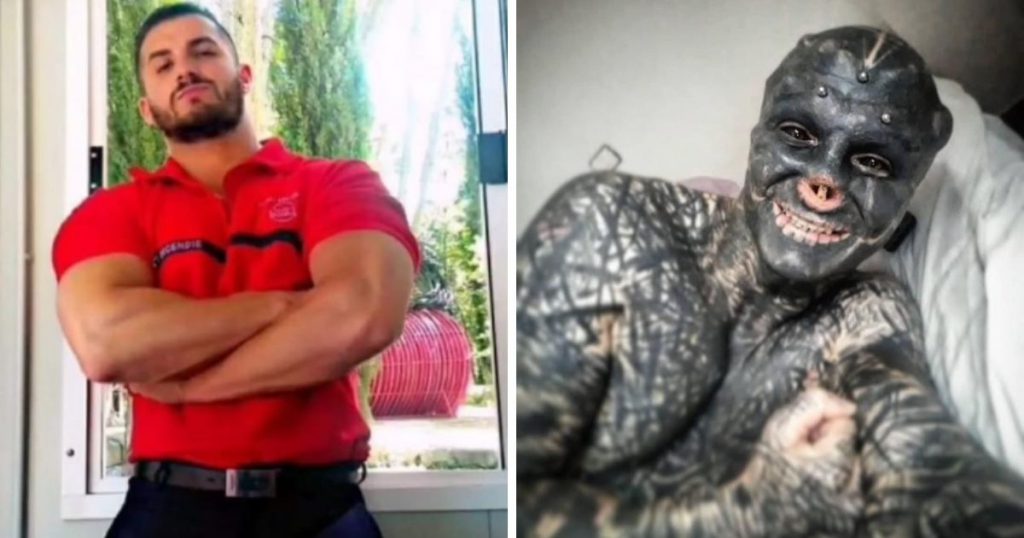 Pelik Tapi Benar, Lelaki Ubah Wajah Jadi Makhluk Asing