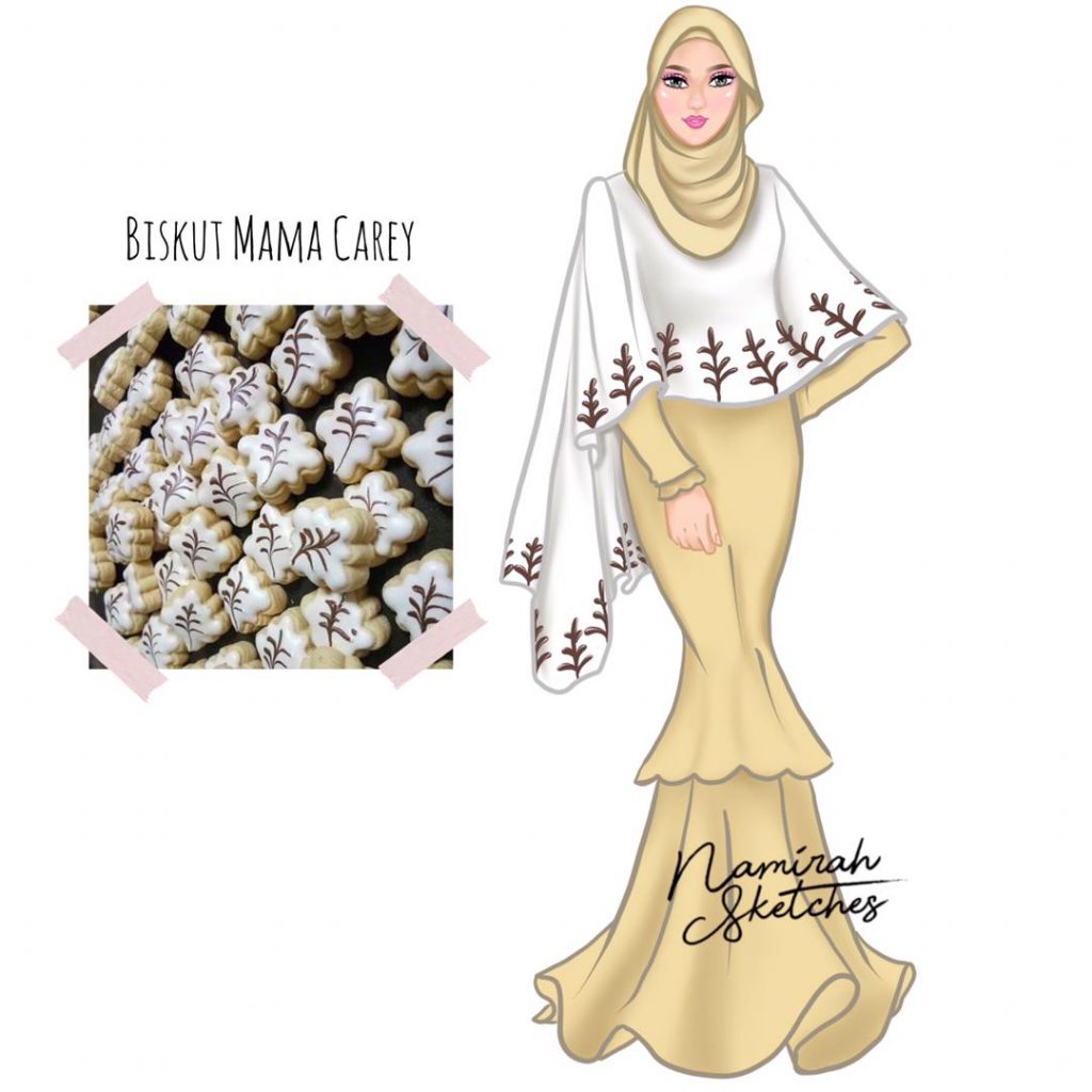 12 Idea Rekaan Baju Raya Inspirasi Daripada Juadah Makanan, Unik Tapi ...