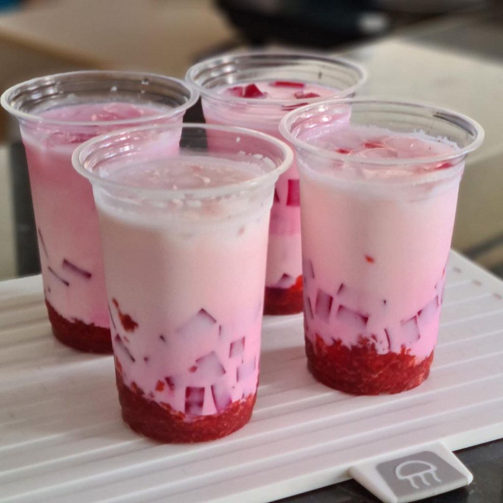 Resipi Mudah Susu Strawberi Korea Dengan Jeli Confirm Bikin Terliur